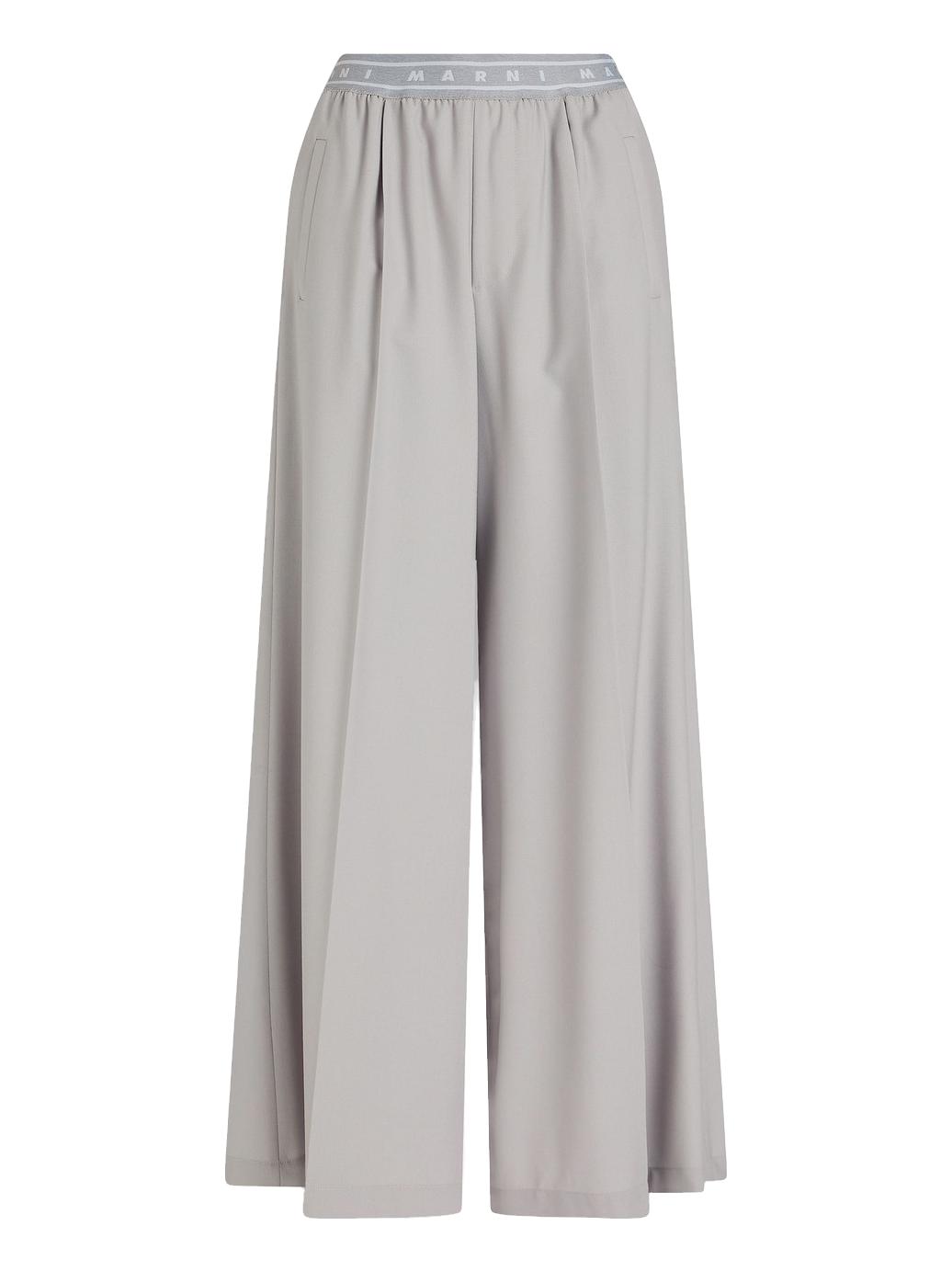 MARNI wool wideleg pants